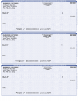 Blue Safety 3 Per Page Laser Checks