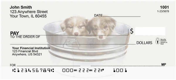 Australian Shepherd Personal Checks