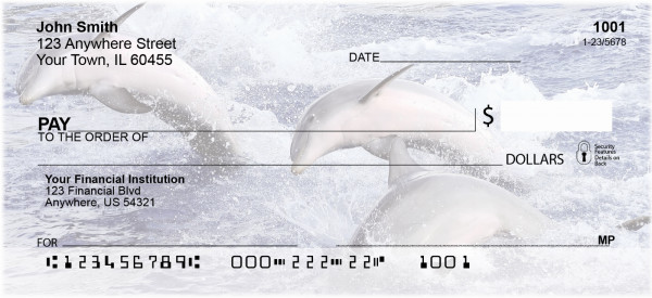 Dolphin Photos Personal Checks