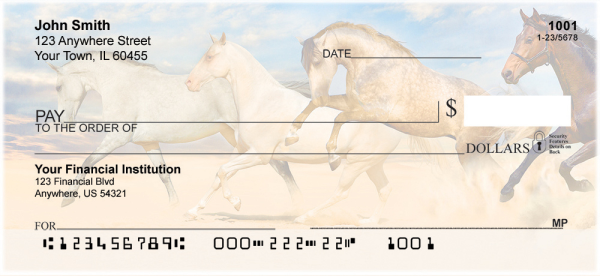 Wild Horses Personal Checks