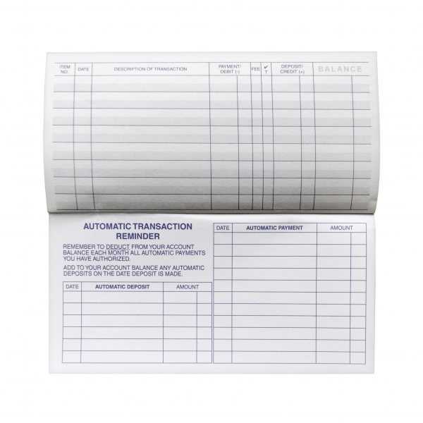 Personal Check Registers