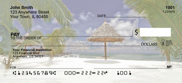 Island Paradise Beach Personal Checks