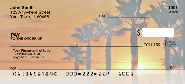 Island Paradise Beach Personal Checks