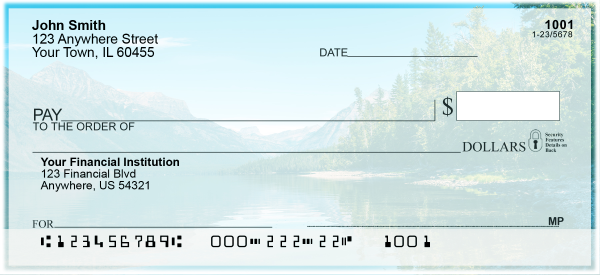 Tranquil Lake Personal Checks