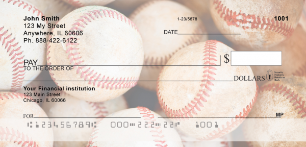 Baseball Personal Checks