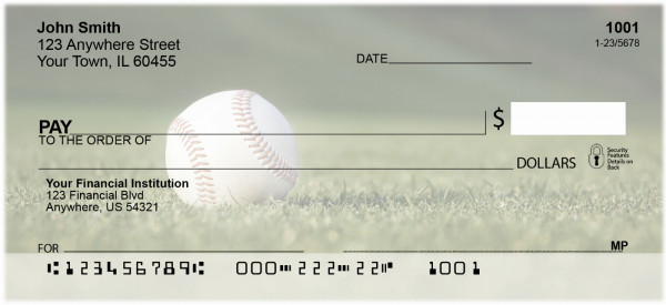 Baseball Personal Checks