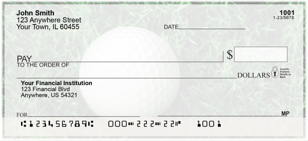 Golf Course Personal Checks