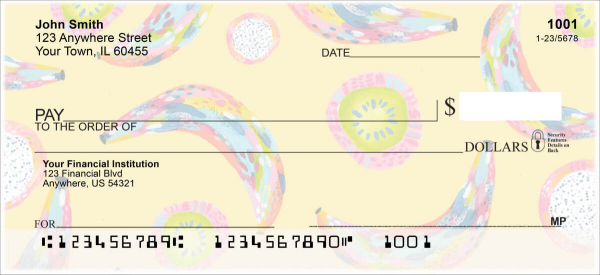 Fiesta Fruit Personal Checks by EttaVee